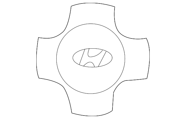 2015-2017 Hyundai Center Cap 52960-1R600 | OEM Parts Online