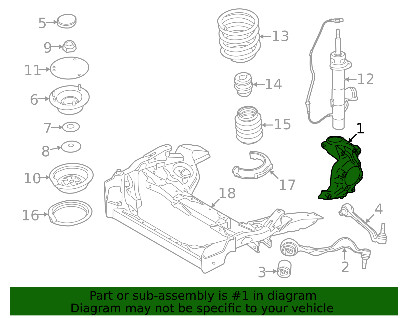 31-21-6-793-924 - Steering Knuckle 2006-2016 BMW | BMWPartsDirect.com