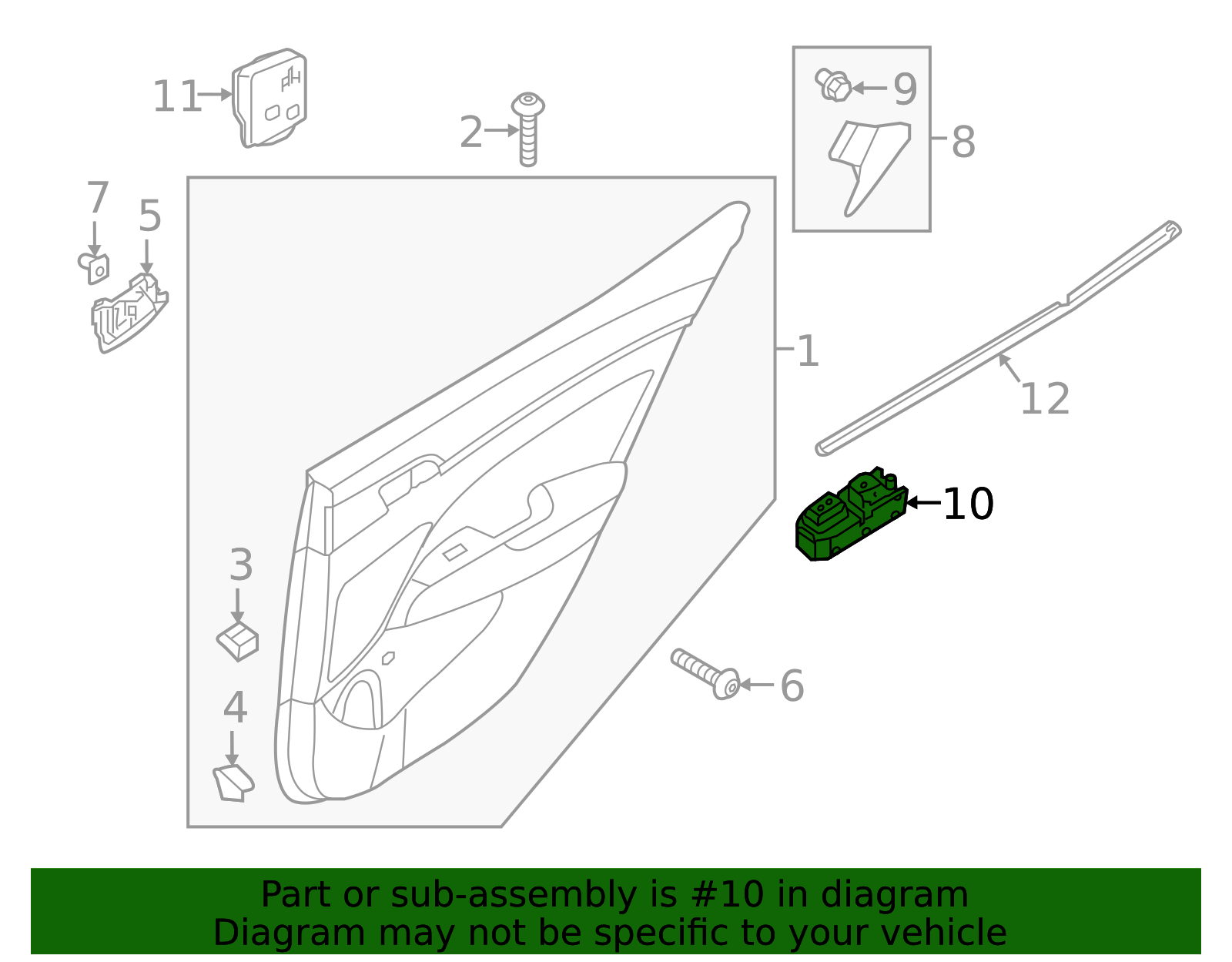2017-2020 Hyundai Elantra Window Switch 93580-F2100-4X | MotorMotor