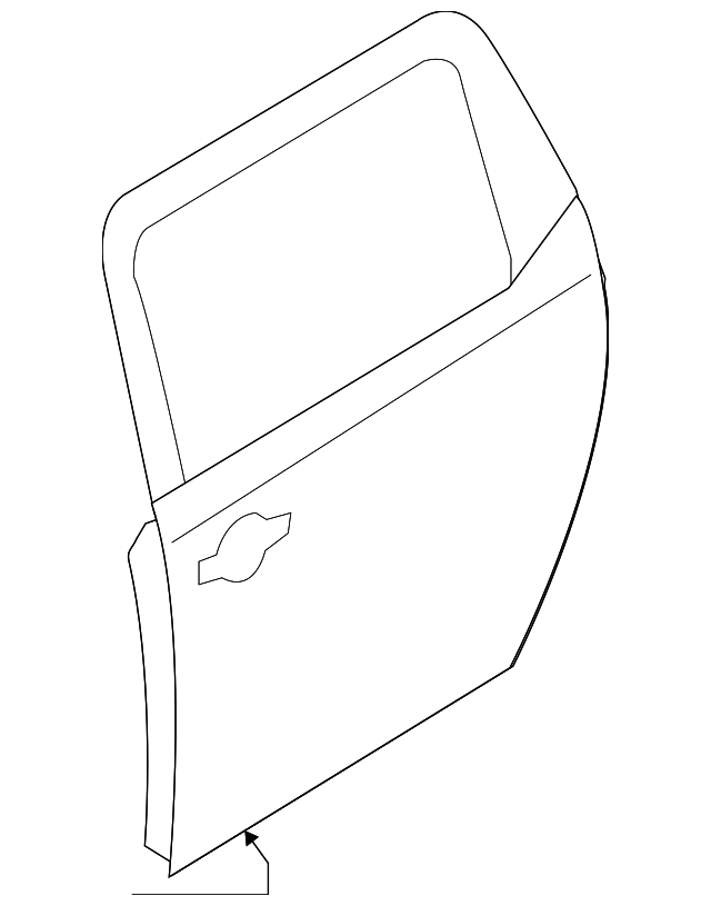 2015-2021 Kia Sedona Door Shell - Passenger Side (RH) 77004-A9010 ...