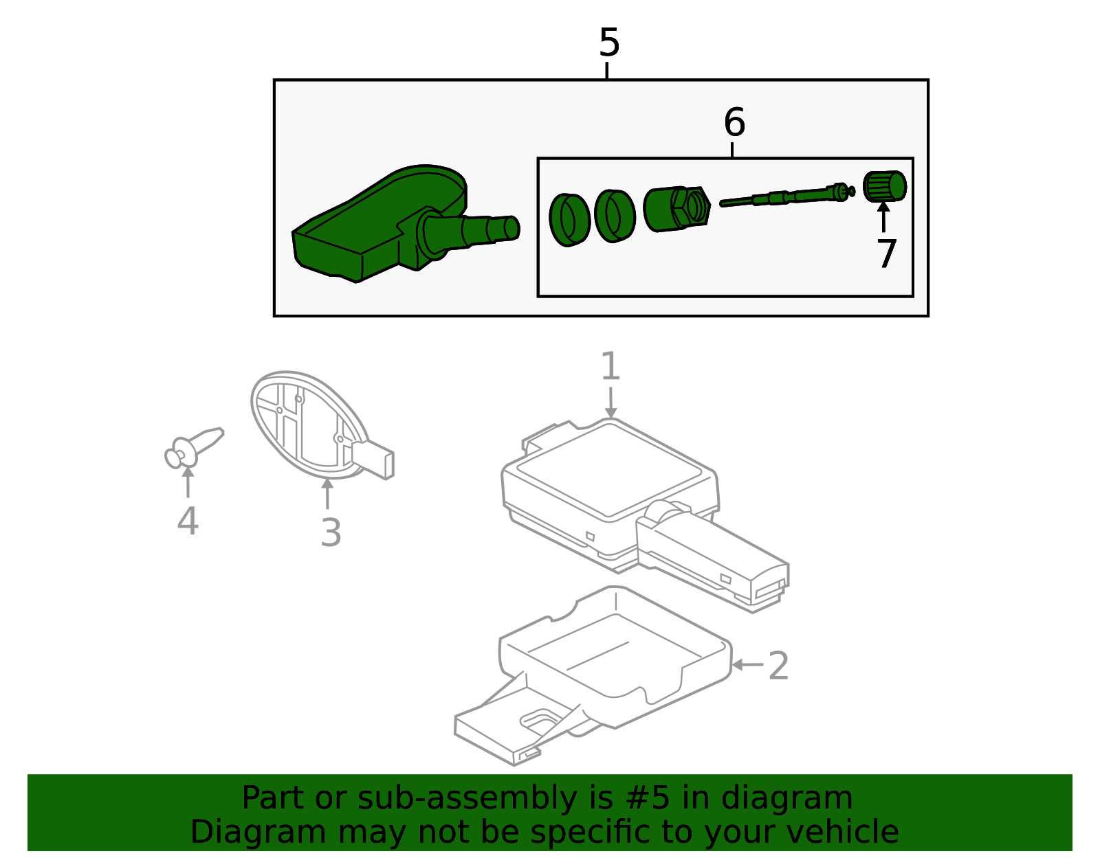 2005-2022 Land Rover Tire Pressure Sensor LR066379 | JaguarParts.com