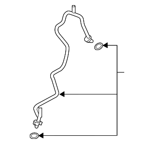 2019-2021 Nissan Altima A/C Pipe 92440-6CA0A | Nissan Parts Central