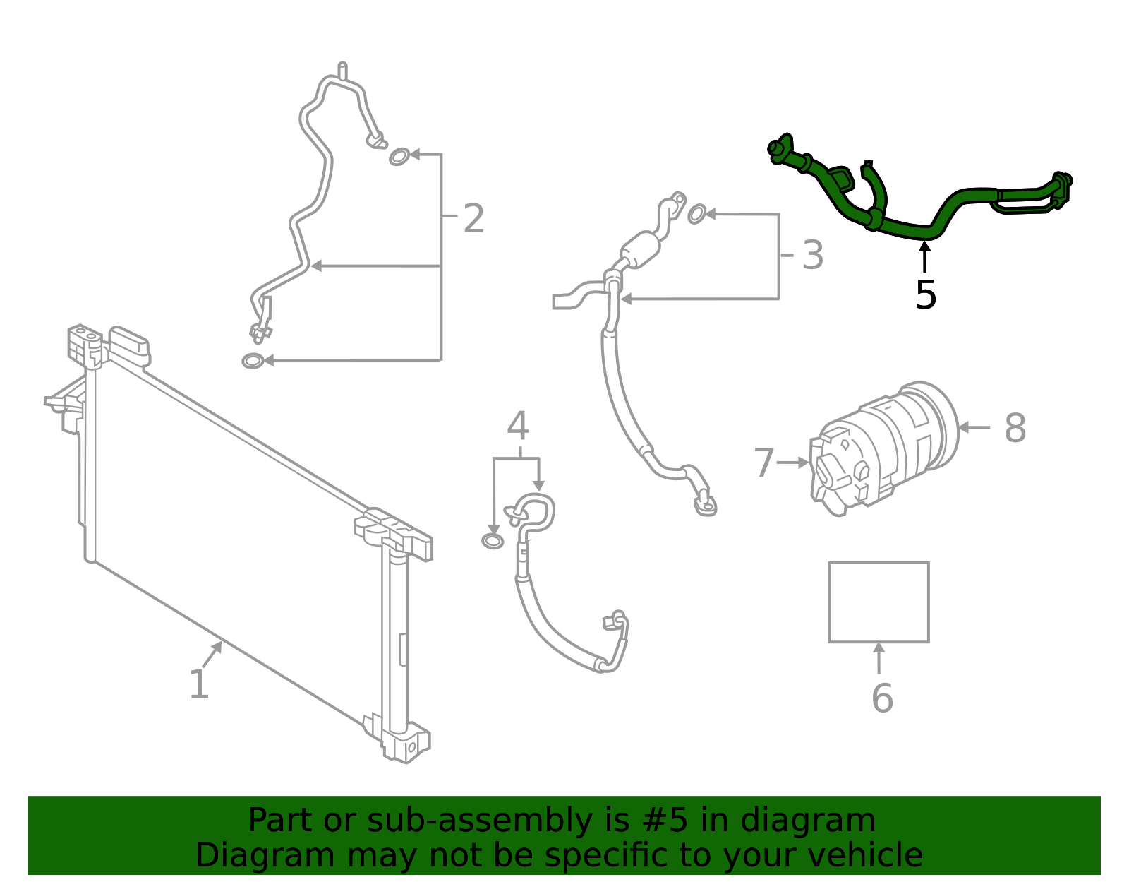 2019-2021 Nissan Altima Heat Exchanger 92446-6CA1A | Bill Kay Nissan Parts