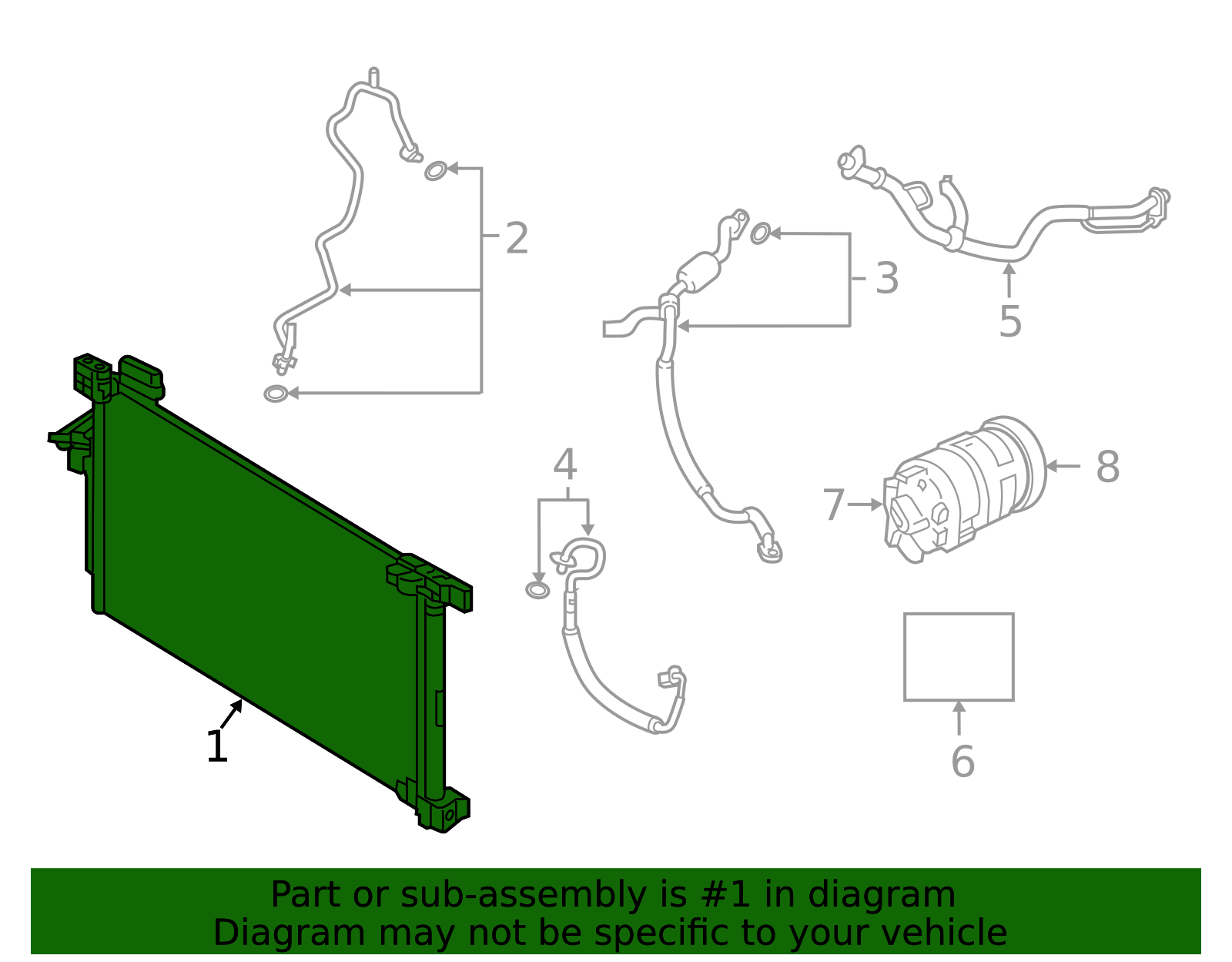2021-2025 Nissan Altima A/C Condenser 92100-9HE1A | OEM Parts Online
