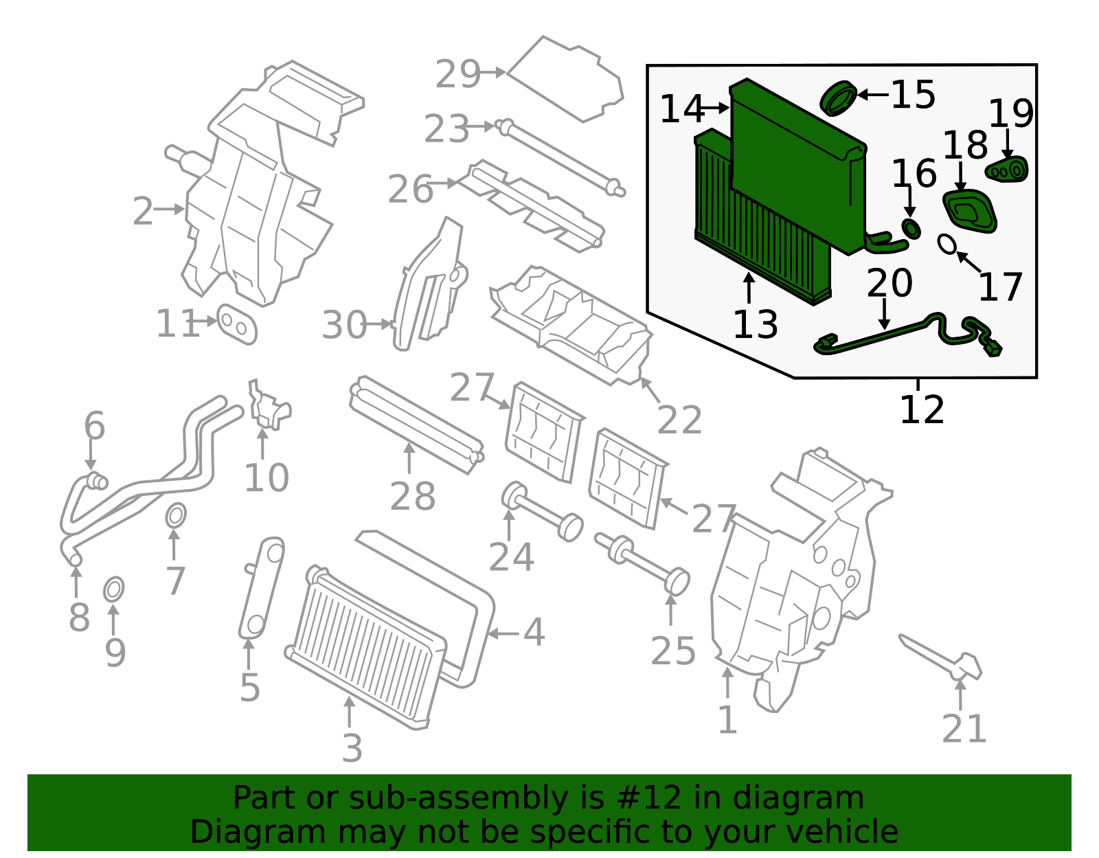 73523SJ010 - Evaporator Assembly 2019-2024 Subaru | Subaru Factory ...