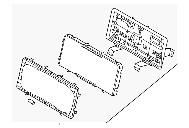 2022-2023 Hyundai Santa Fe Cluster Assembly 94031-CL020 | OEM Parts Online