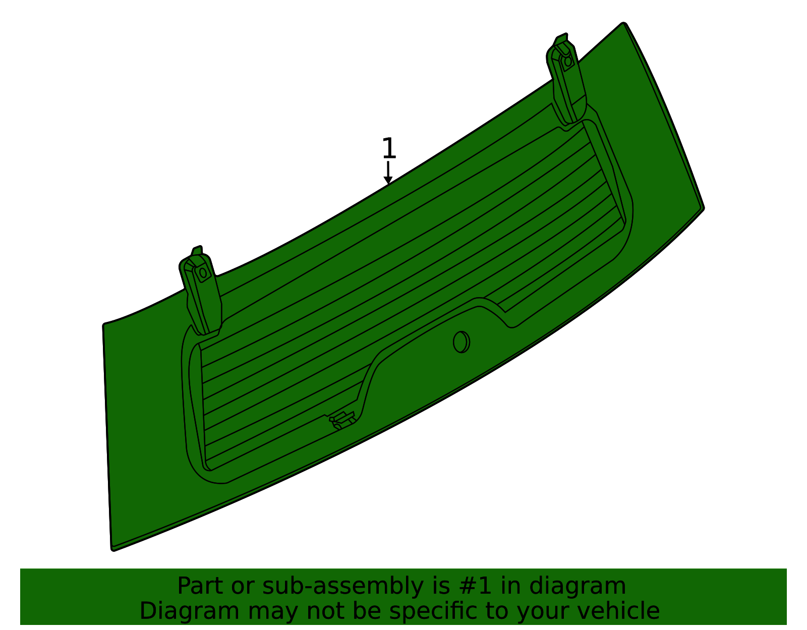 Genuine OEM Ford Part - Lift Gate Glass M1PZ-78422A12-A | Genuine OEM ...