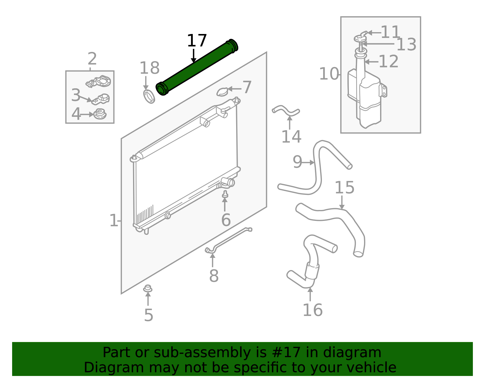 25460-38003 - Water Pipe 1999-2005 Hyundai Sonata | Group 1 Auto Parts