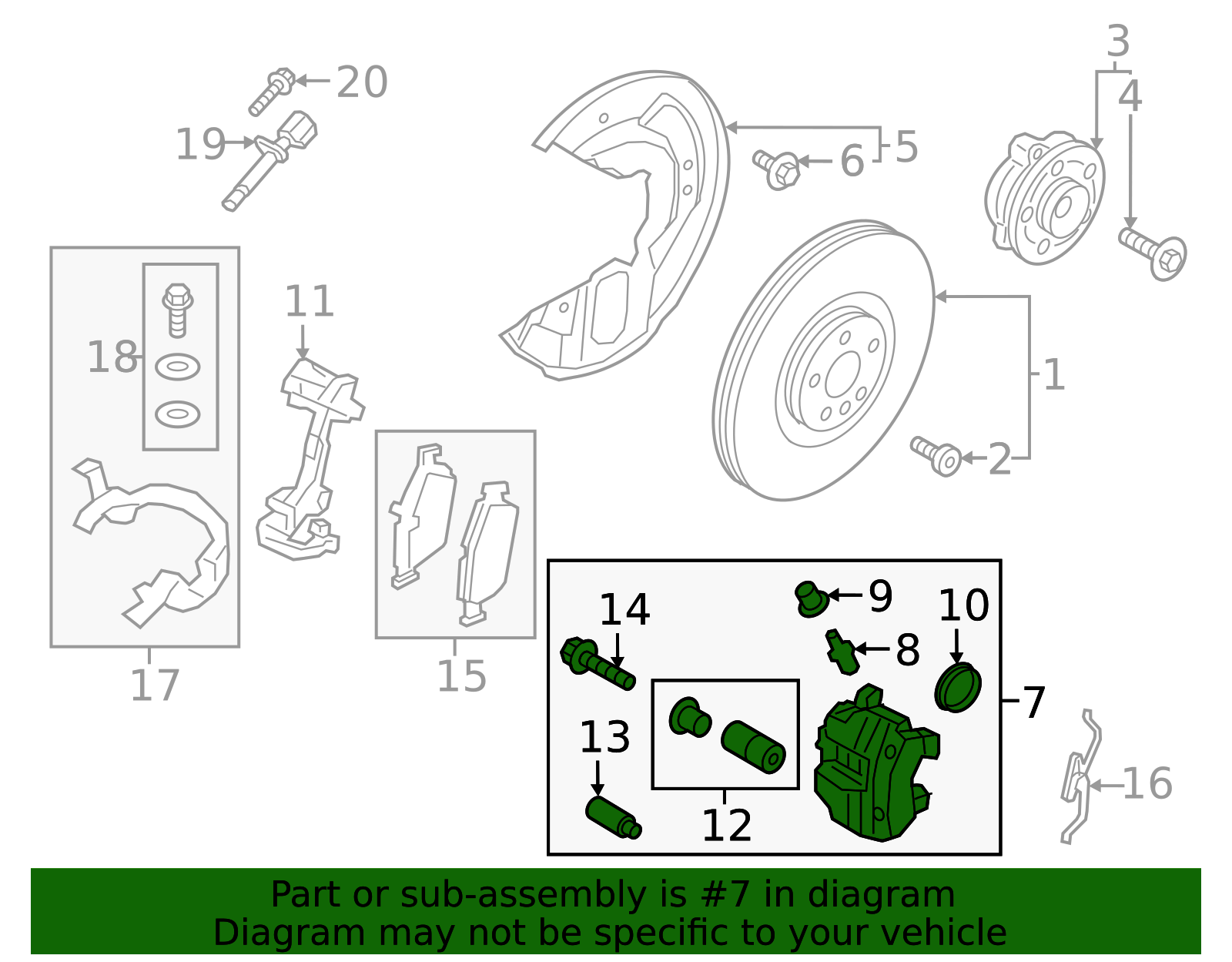 Disc Brake Caliper – Clamp Down with Factory Confidence | AutoNation Parts