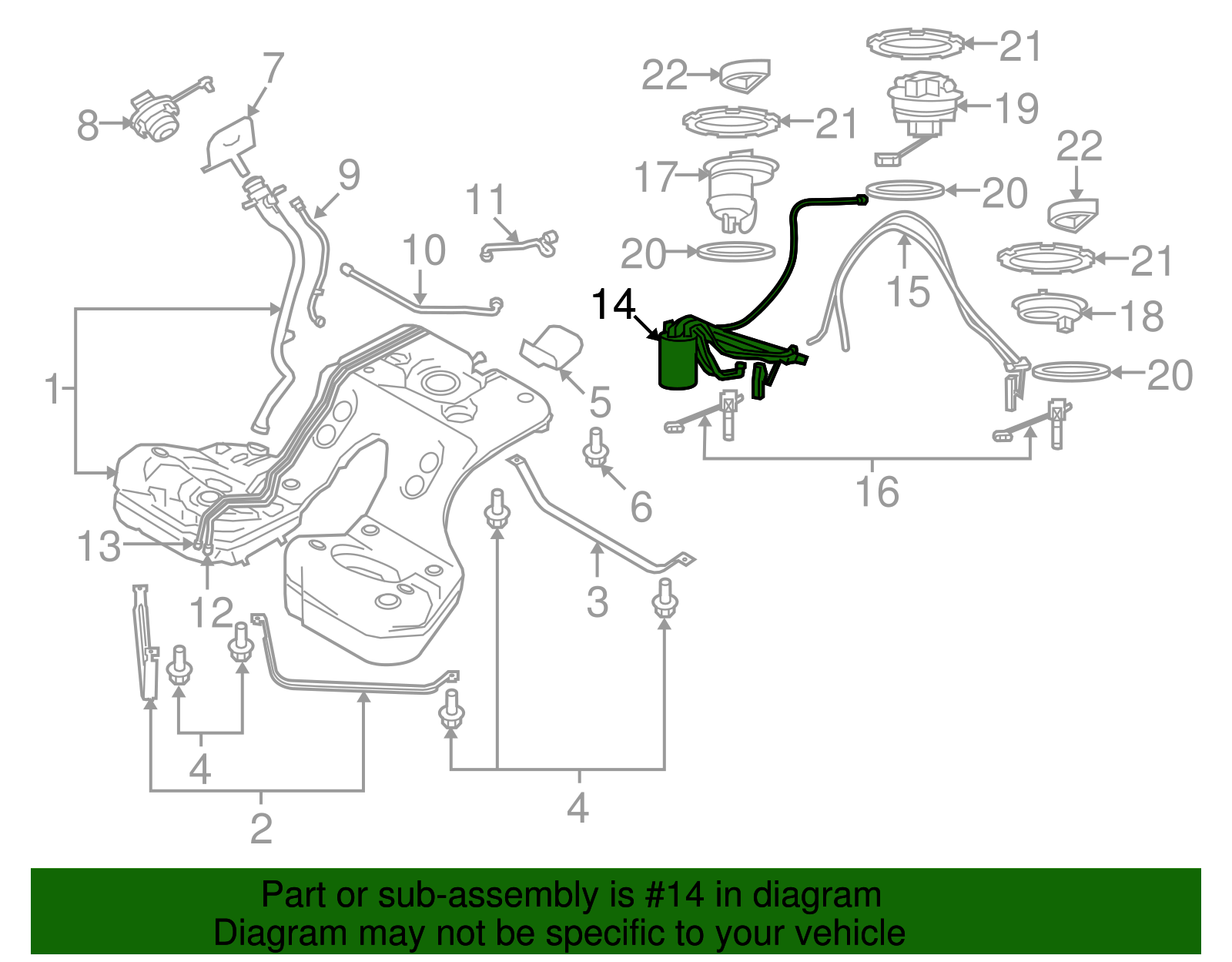 Genuine Fuel Pump for 2012-2016 Porsche Panamera Part# 970-620-138-02 ...