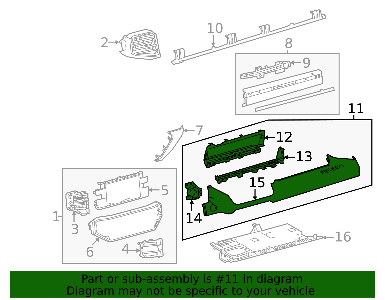 2022-2025 Toyota Tundra 2022-2024 Toyota Tundra - Outer Finish Panel ...