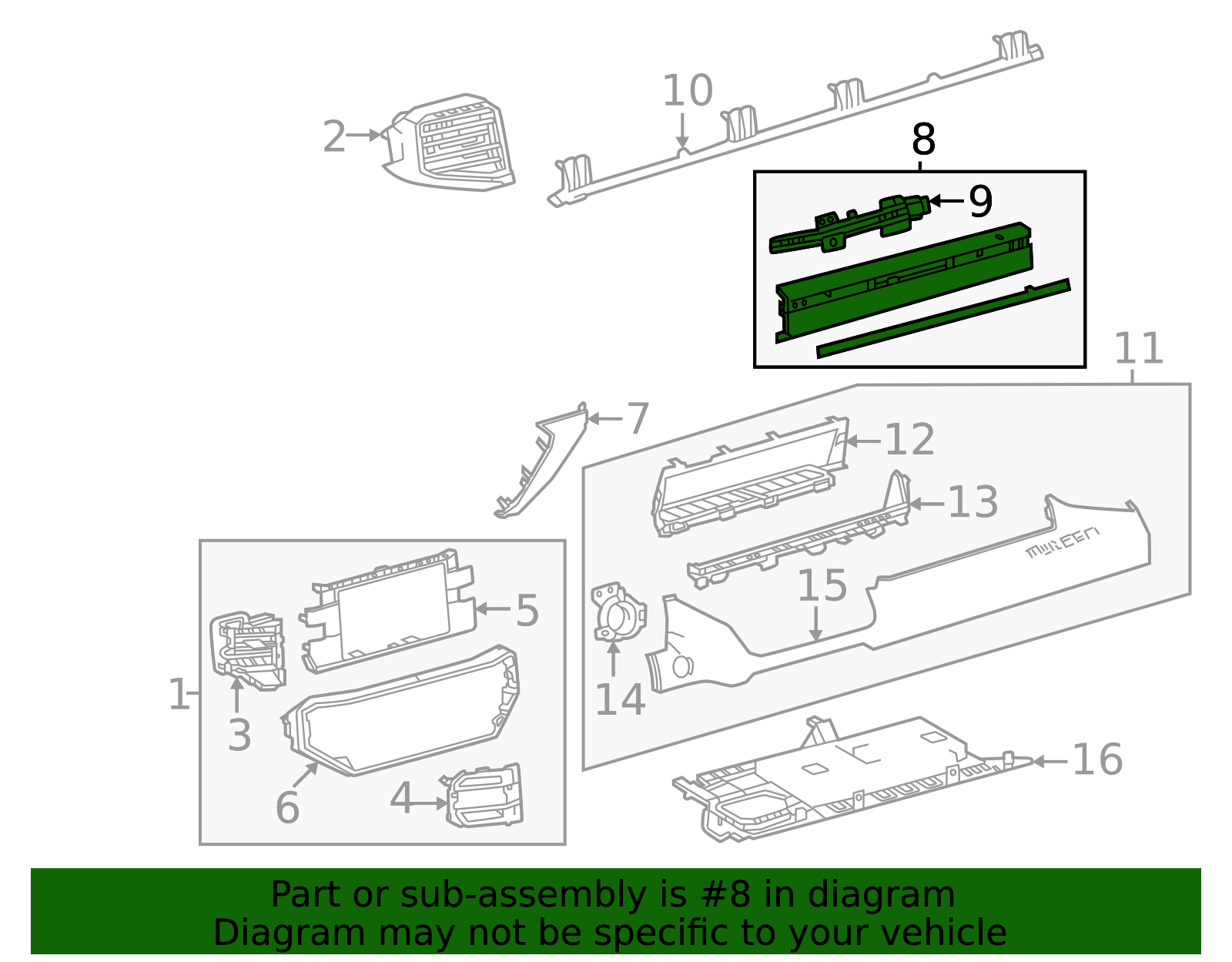 2022-2025 Toyota 2022-2024 Toyota - Finish Panel 55476-0C060-B0 ...