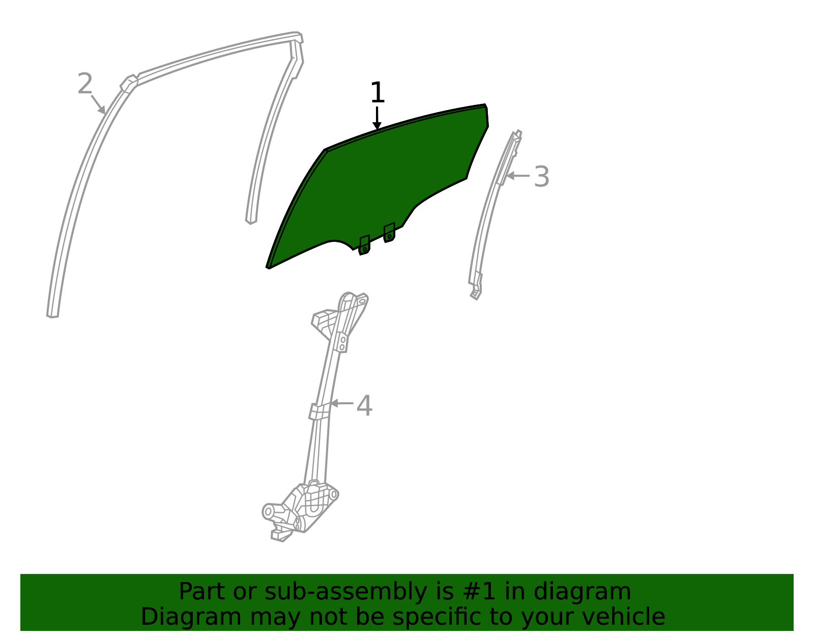 73450-T39-A01 - Door Glass 2022 Honda Civic | Honda Parts Online