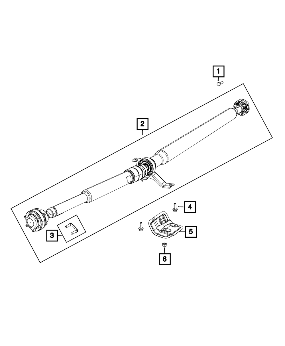 2009-2019 Dodge Journey Drive Shaft 5157005AF | DodgeParts.com