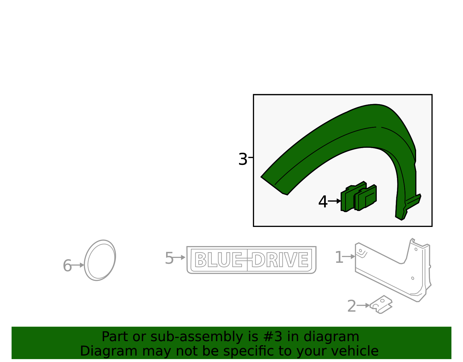 2018-2023 Hyundai Wheel Opening Molding 87712-J9000-CA | OEM Parts Online