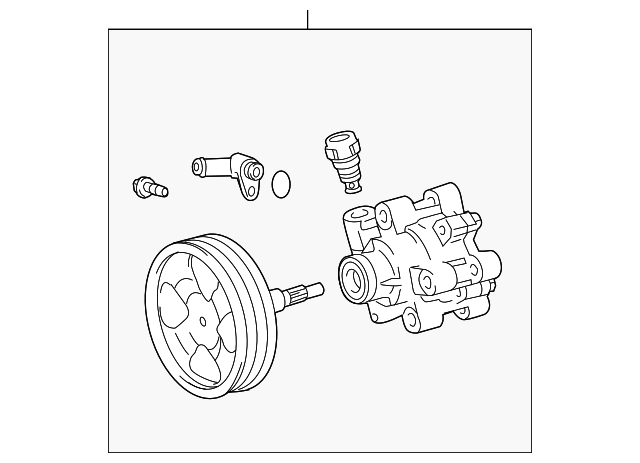 OEM 2008-2021 Toyota Land Cruiser Power Steering Pump 44310-60490 ...