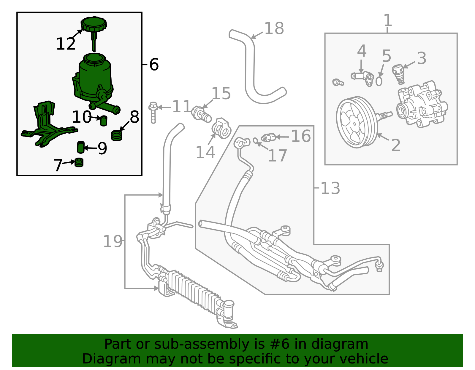 44360-60291 - Power Steering Pump Reservoir - 2008-2011 2013-2020 ...