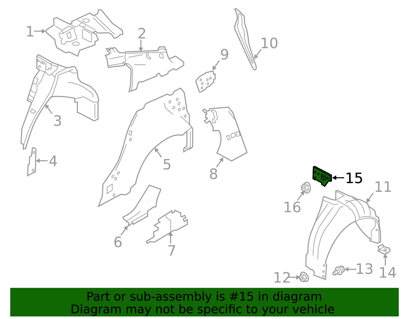 766E0-4GA0A - Gusset 2014-2020 Infiniti Q50 | Official INFINITI Parts Store