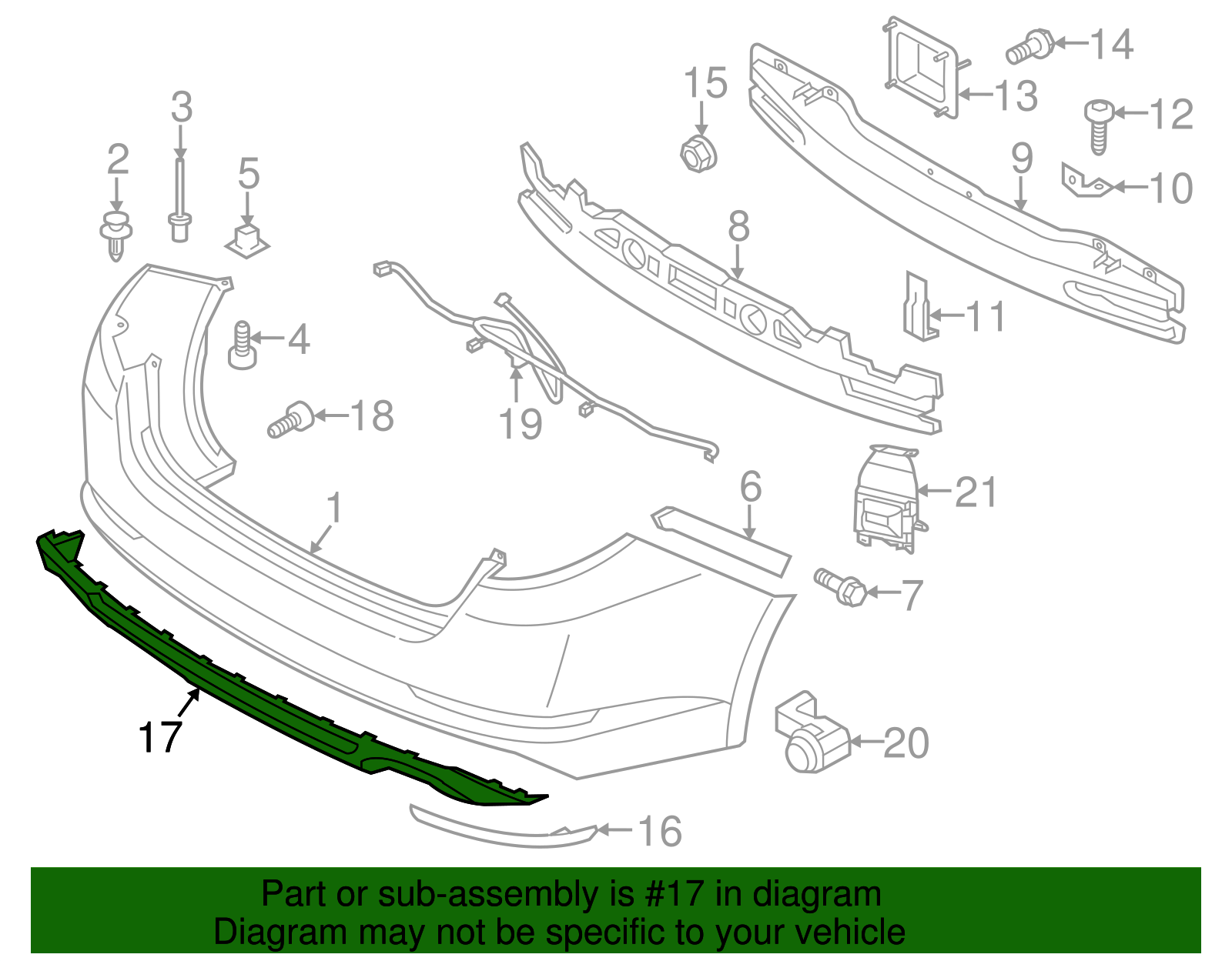 2014-2015 Kia Optima Lower Cover 86612-4C500 | TascaParts.com