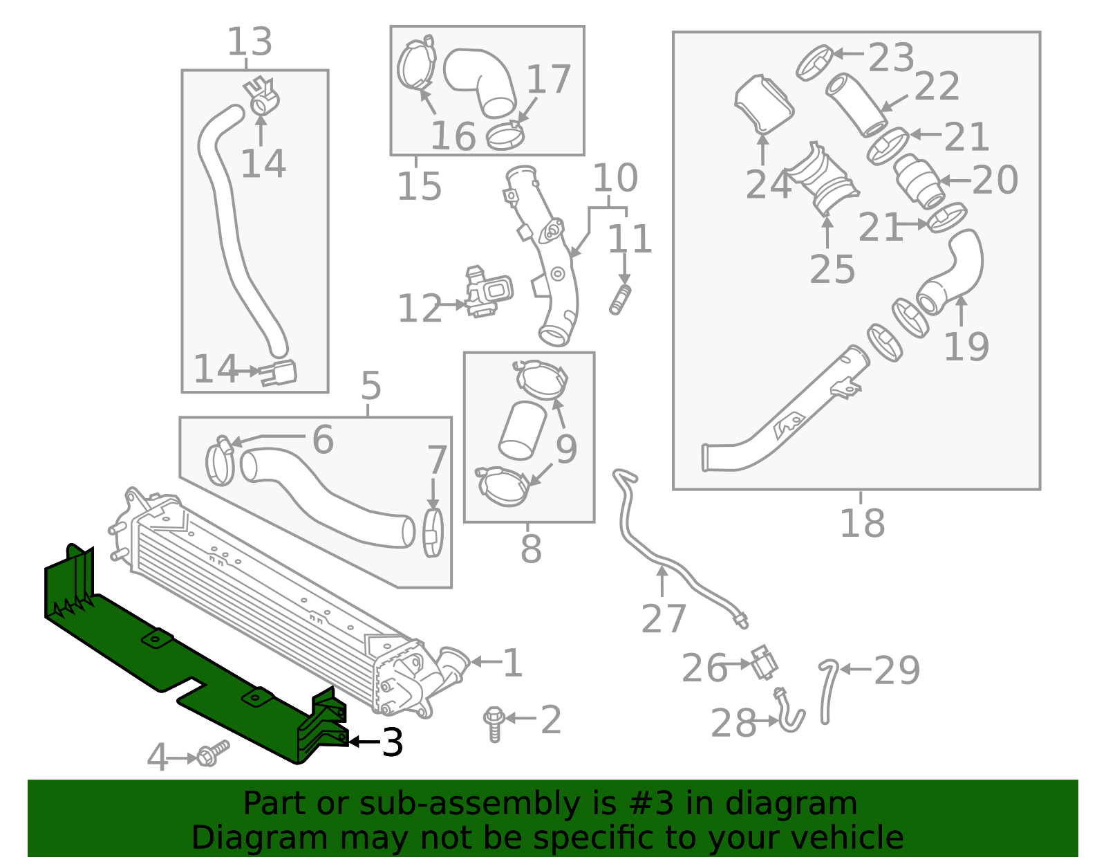 Genuine Air Guide for 2017-2020 Hyundai Elantra | Part# 28277-2B810 ...