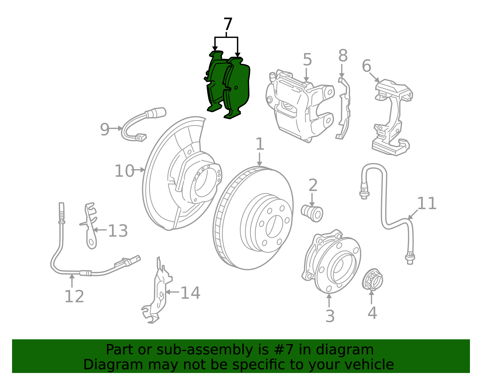 34-11-6-791-514 - Brake Pads Front 2008-2014 BMW | BMWPartsDirect.com