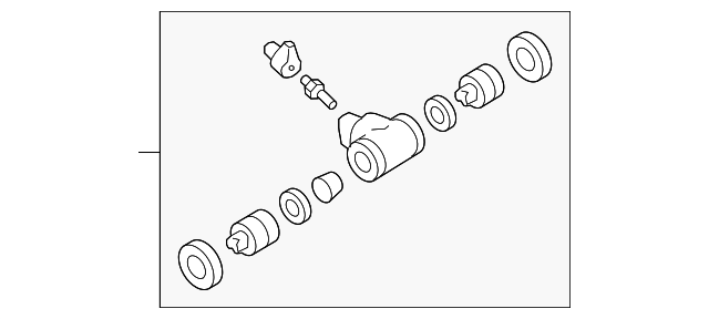 44100-ET000 - Wheel Cylinder - 2007-2014 Nissan | Nissan OEM Parts Direct