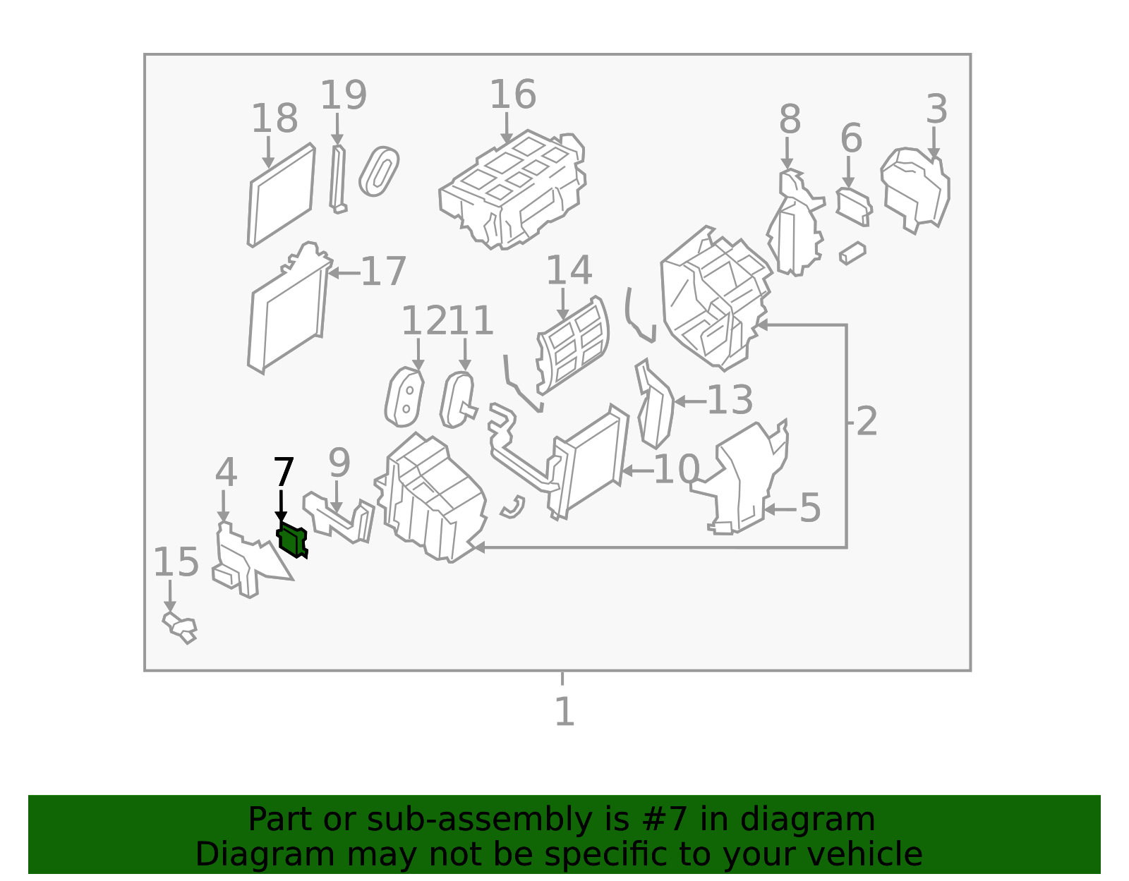 27732-AL610 - High-Quality HVAC Blend Door Actuator for AutoNation Parts
