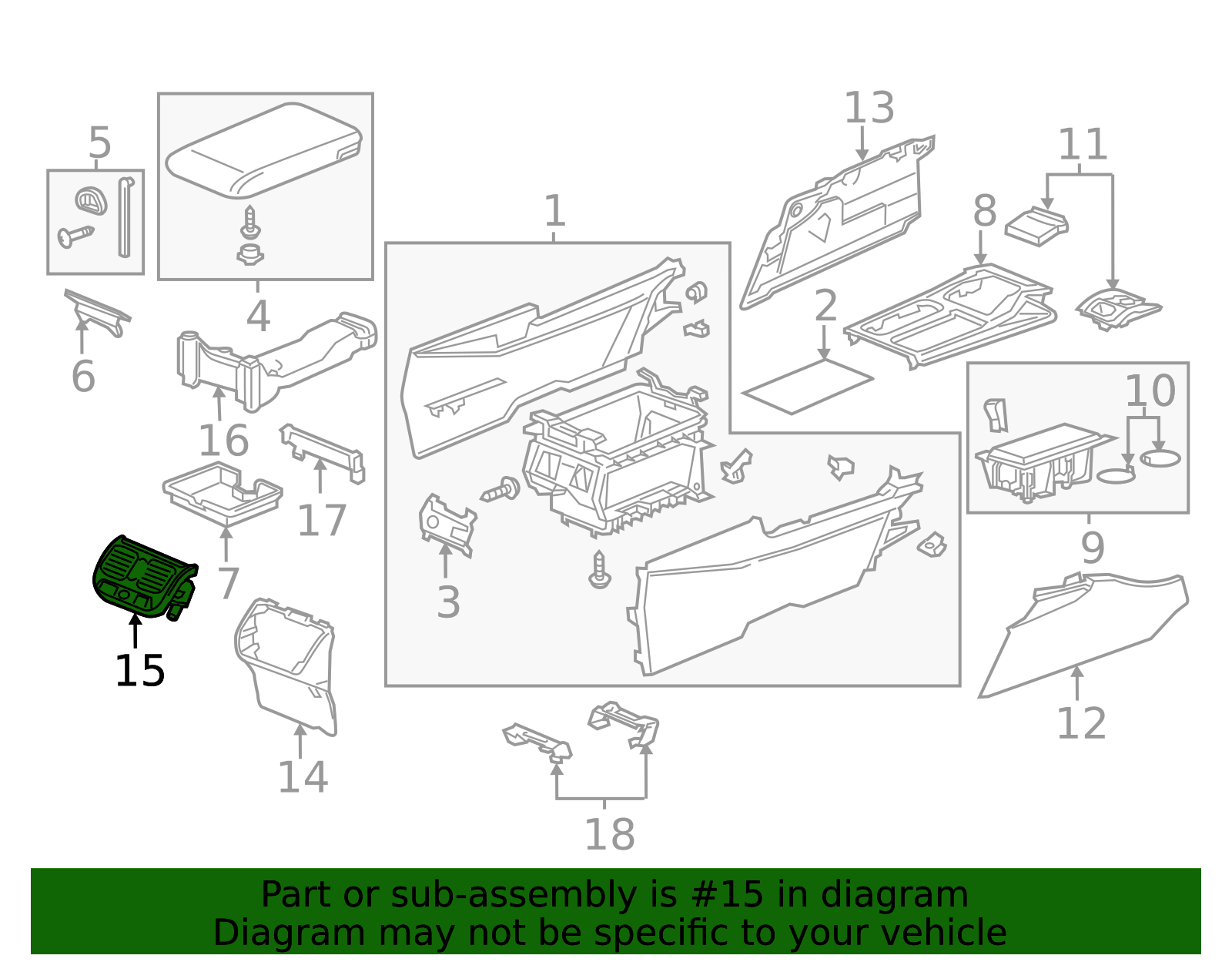 83433-TY2-A03ZF - 2018-2020 Acura RLX - Outlet Assembly, Rear (Type A ...
