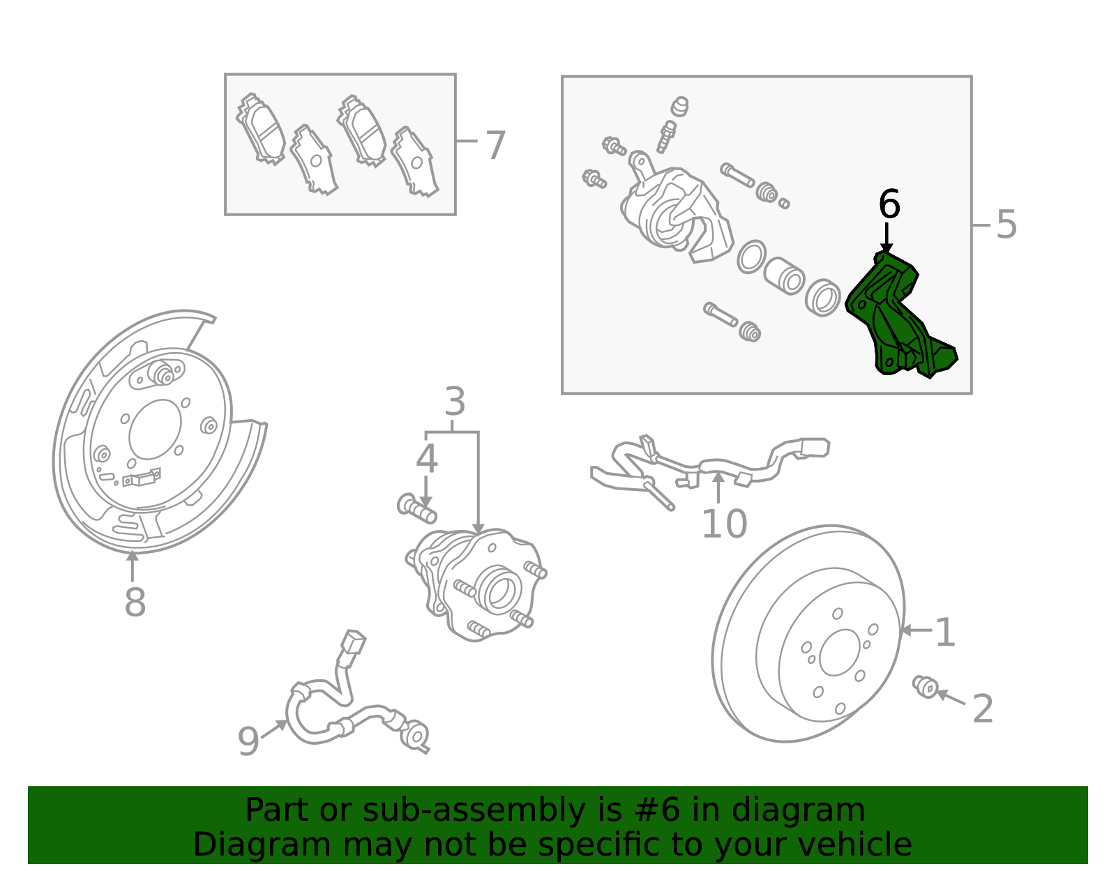 47822-0E020 - High-Quality Disc Brake Caliper Bracket for 2010-2012 ...