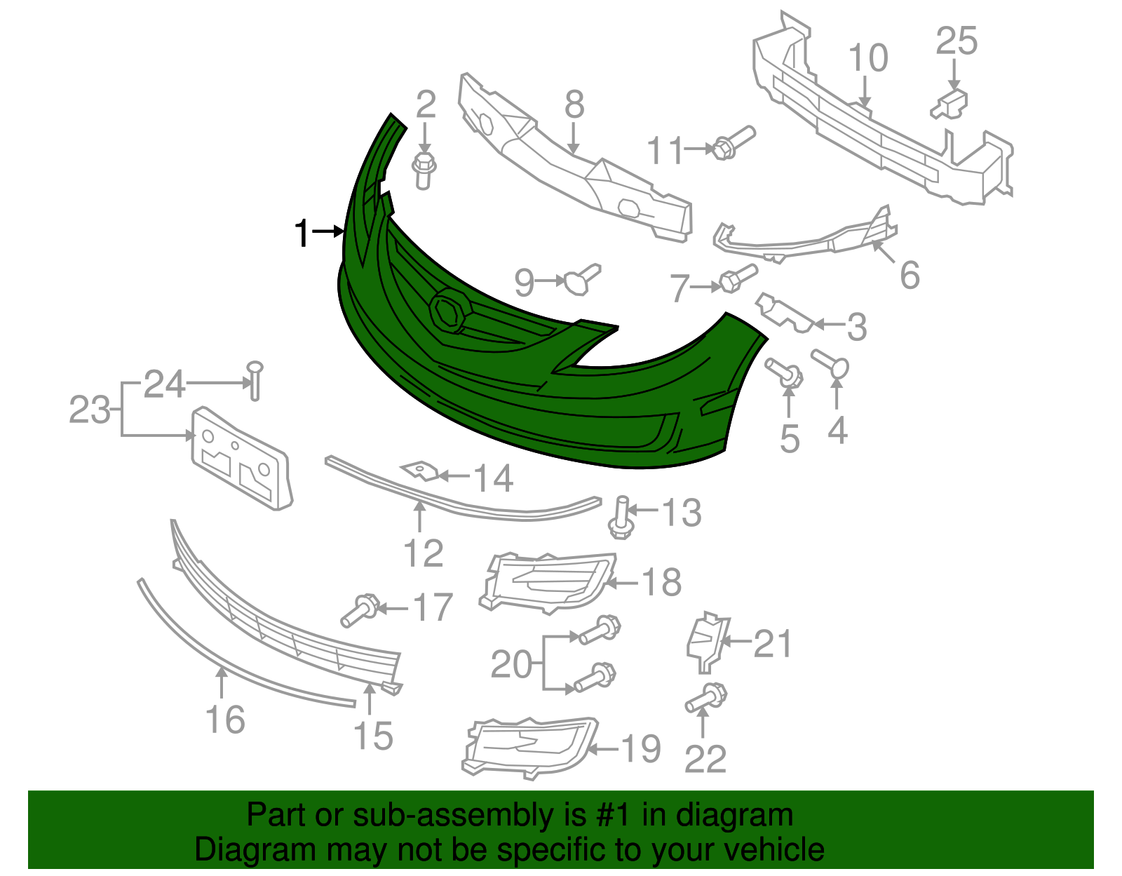 2009-2013 Mazda 6 | Bumper Cover | GSYL-50-031C-BB | OEM Vehicle Parts