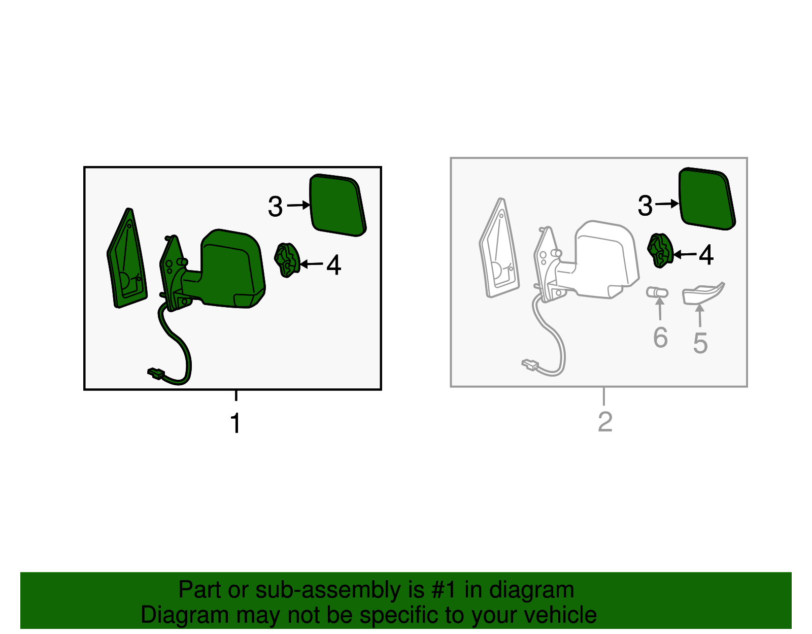 84994866 - Door Mirror 2018-2025 GM | Chevrolet Parts Direct