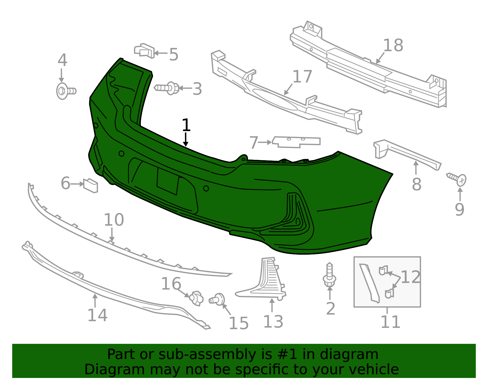 71500-T3L-A60ZZ - Bumper Cover 2016-2017 Honda Accord | Honda Parts Online