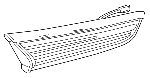 2017-2019 Buick LaCrosse Rear Closure Auxiliary Signal Lamp 26218069 ...