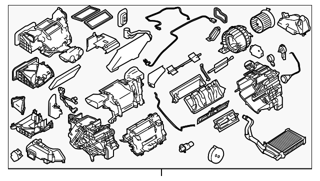 2011-2017 Nissan Juke AC & Heater Assembly 27210-1KM5C | Nissan Parts Plus