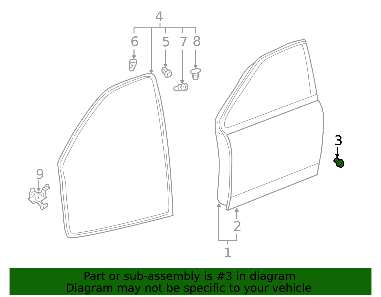 OEM 2004-2006 Scion xA Overslam Bumper Part # 90541-08029 | Modern ...