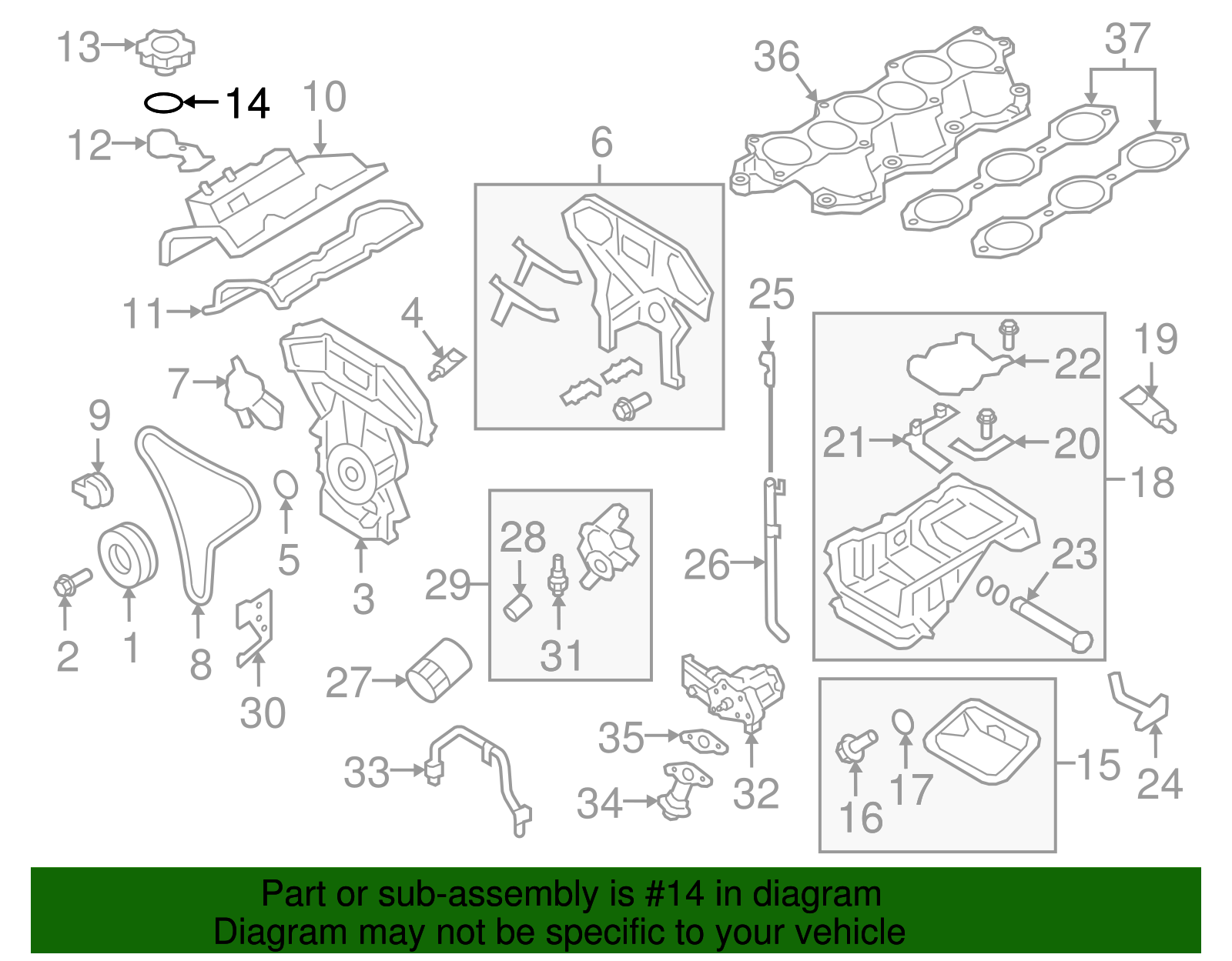 2009-2024 Nissan GT-R Filler Cap O-Ring 15066-EB300 | Scott Evans ...