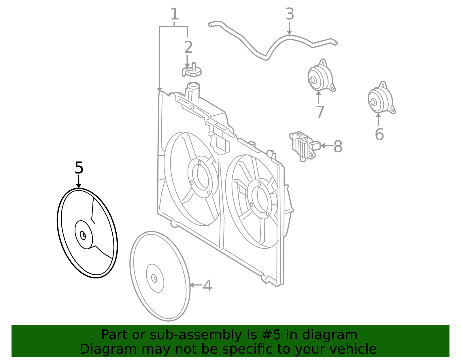 16361-0P120 - Fan Blade 2007-2010 Toyota Sienna | Toyota San Diego Parts