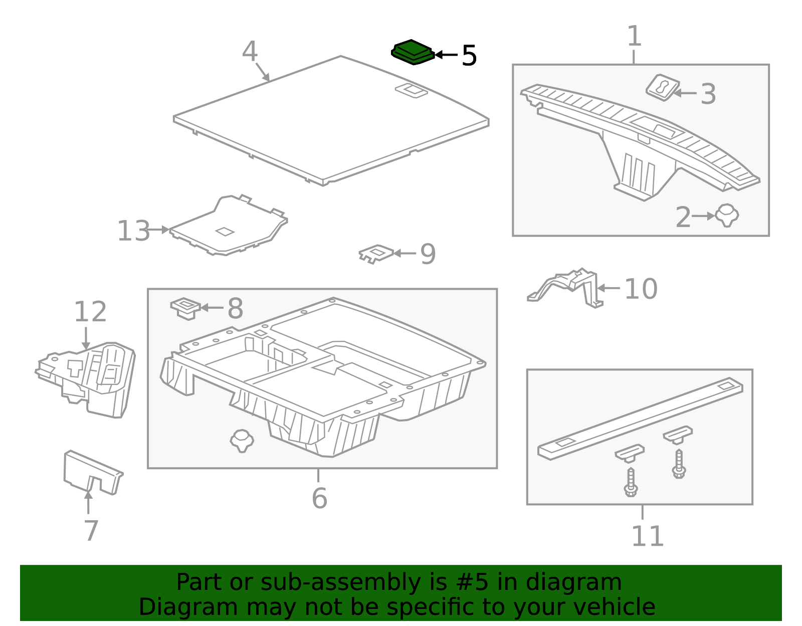 Genuine OEM Acura - Handle Part# 84523-TJB-A01ZA | Acura Parts For Less
