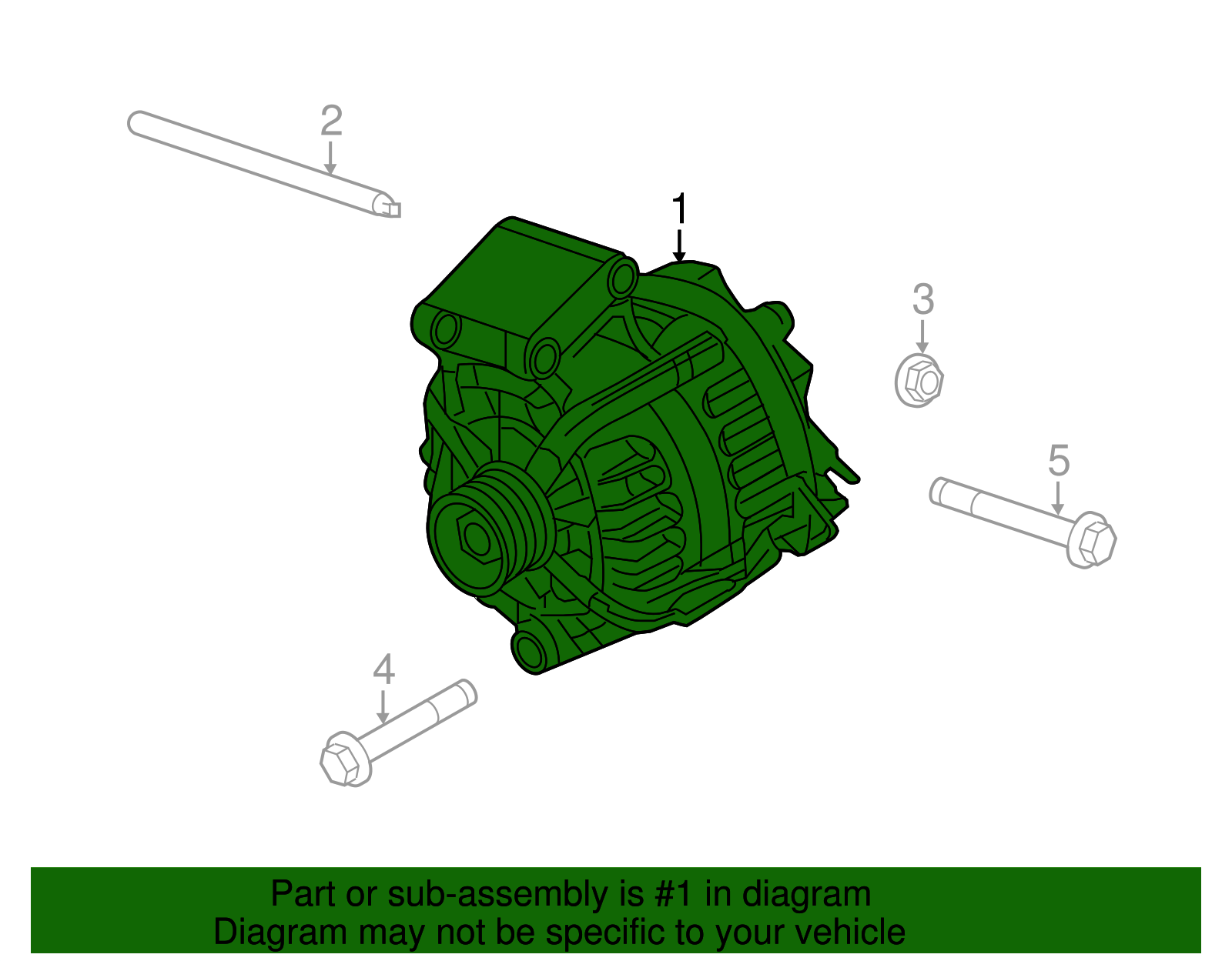 2011-2019 Ford Fiesta Motorcraft™ Alternator GL-8923 | TascaParts.com