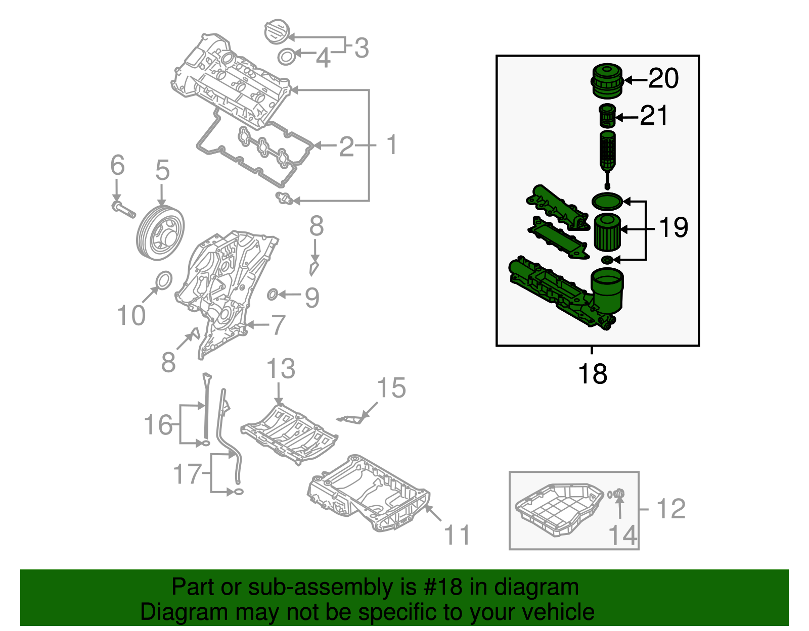 Genuine Complete Assembly-Oil Filter for 2009-2012 Hyundai | Part ...