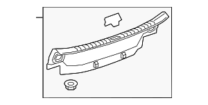 2020-2025 Cadillac CT4 Rear Panel Trim 84195463 | Shop Matick Buick GMC