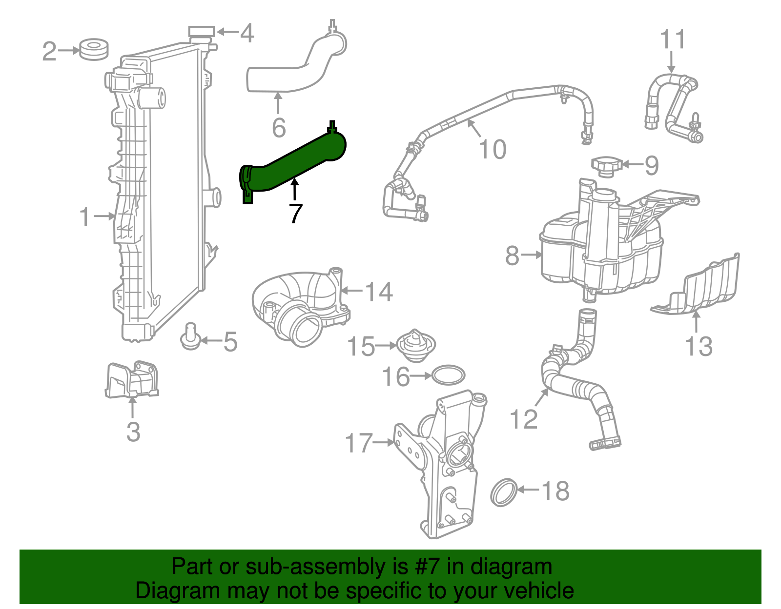 2013-2018 Ram Hose 52014723AD | Mopar Parts Canada
