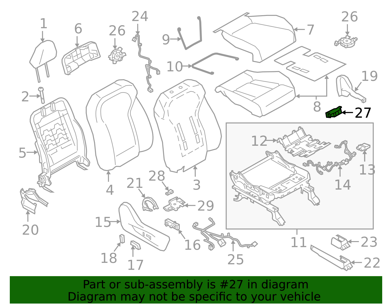 2019-2024 Subaru Ascent Control Module 64122XC01A | Subaru Parts Guys