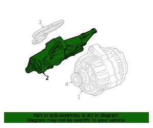 12317533837 - 2004-2010 BMW Mount Bracket (12-31-7-533-837) | BMW of ...