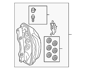 80A-615-107-L - Caliper 2020-2025 Audi | Audi OEM Parts Guy