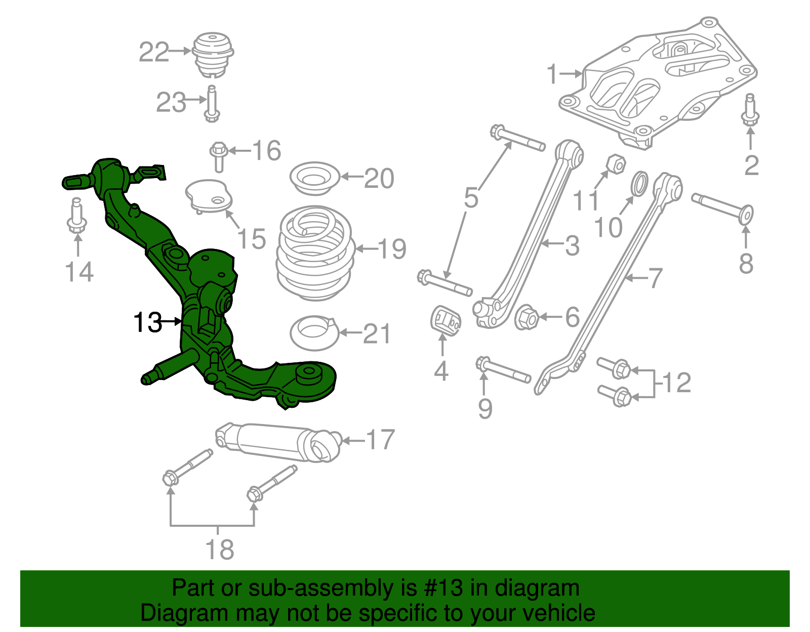 2015-2022 Ram ProMaster City Arm 68263210AA | Mopar Parts Canada