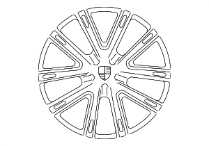 2017-2023 Porsche Panamera | Wheel, Alloy | 971-601-025-N-OB5 | OEM ...