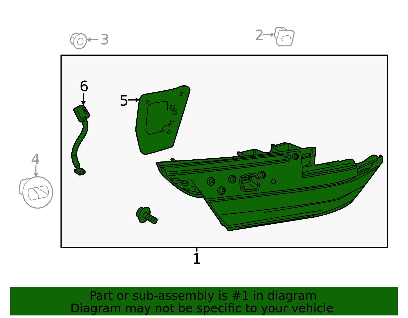 81590-AQ020 - Backup Lamp Assembly | Toyota Parts Delivered