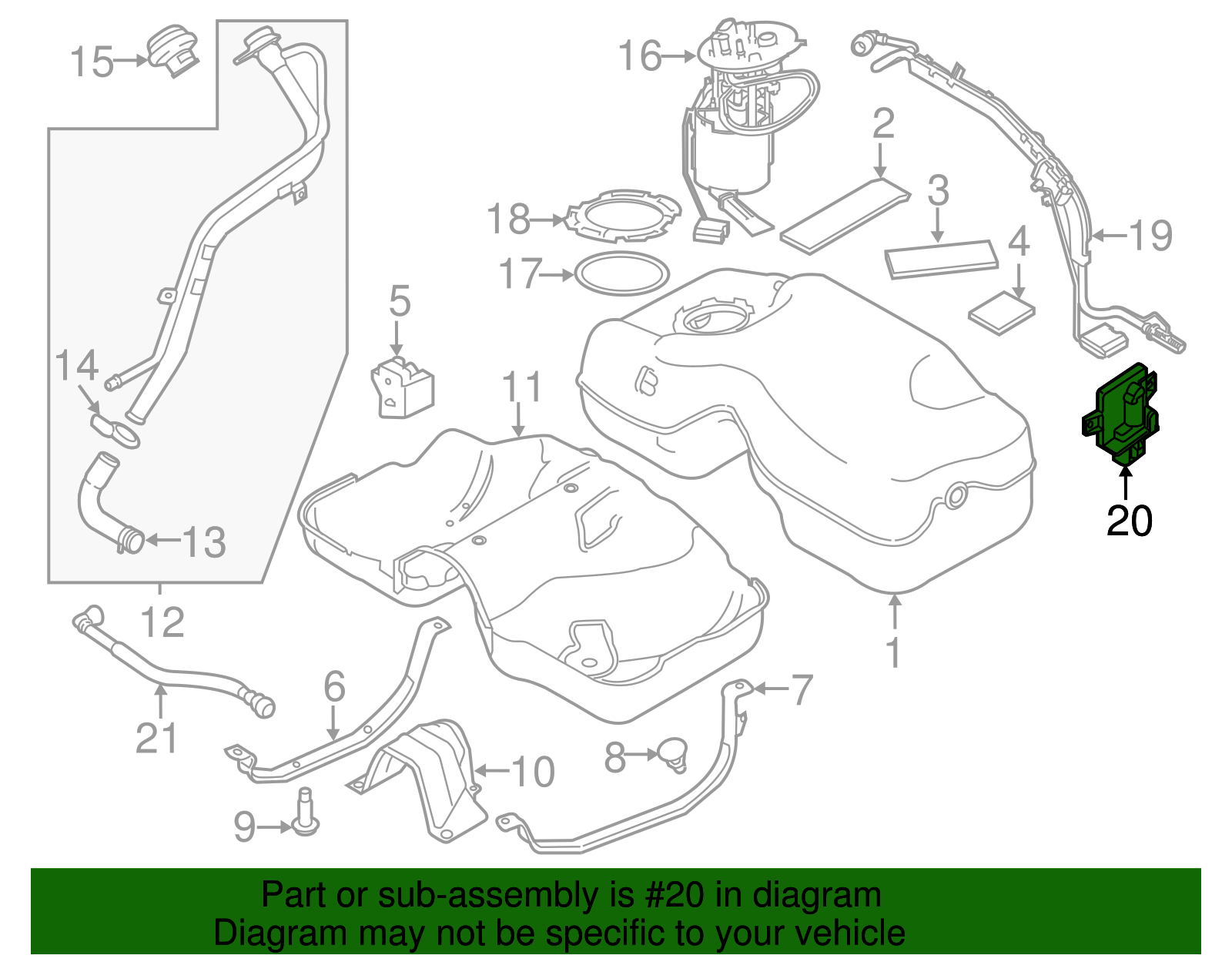 Genuine OEM Fuel Pump Driver Module Part# LR187424 Fits 2015-2024 Land ...
