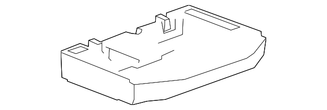 2013-2019 Cadillac ATS Rear Compartment Floor Panel Trim Support ...